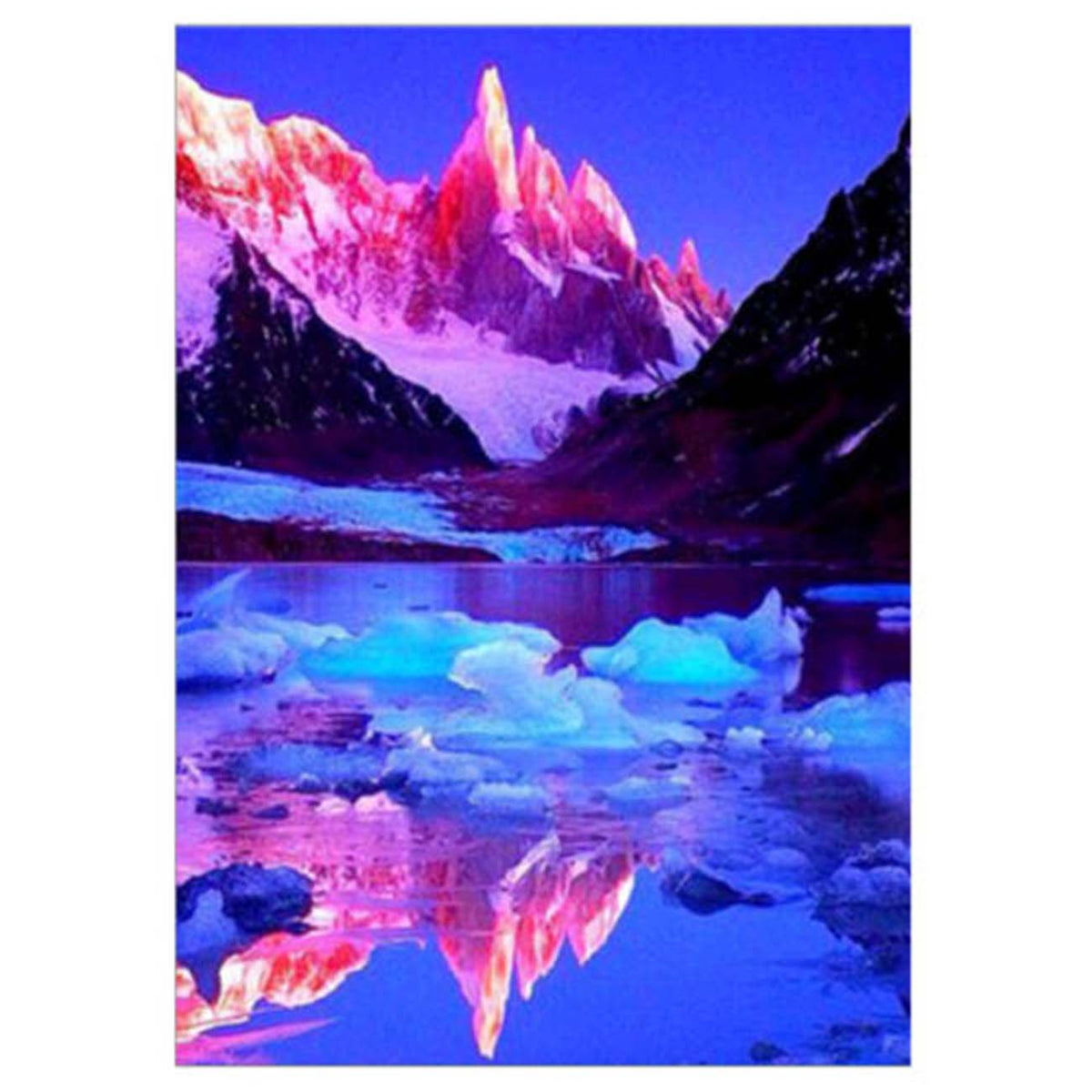 Red Mountain Reflection 5D Diamond Painting - 5diamondpainting.com – Five Diamond Painting