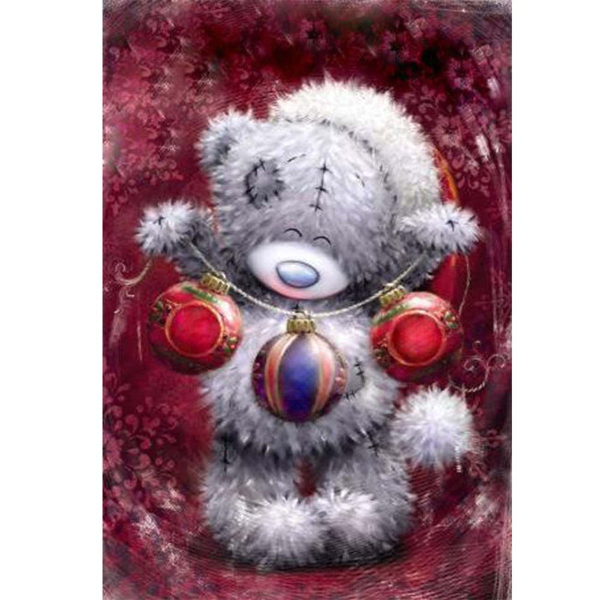 Christmas Hat, Muppet Bear and Christmas Ball 5D Diamond Painting ...
