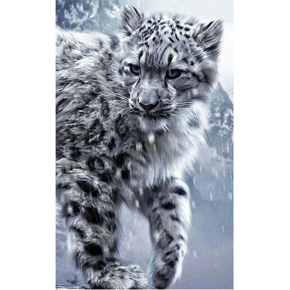 Snow Leopards 5D Diamond Painting - 5diamondpainting.com – Five Diamond ...