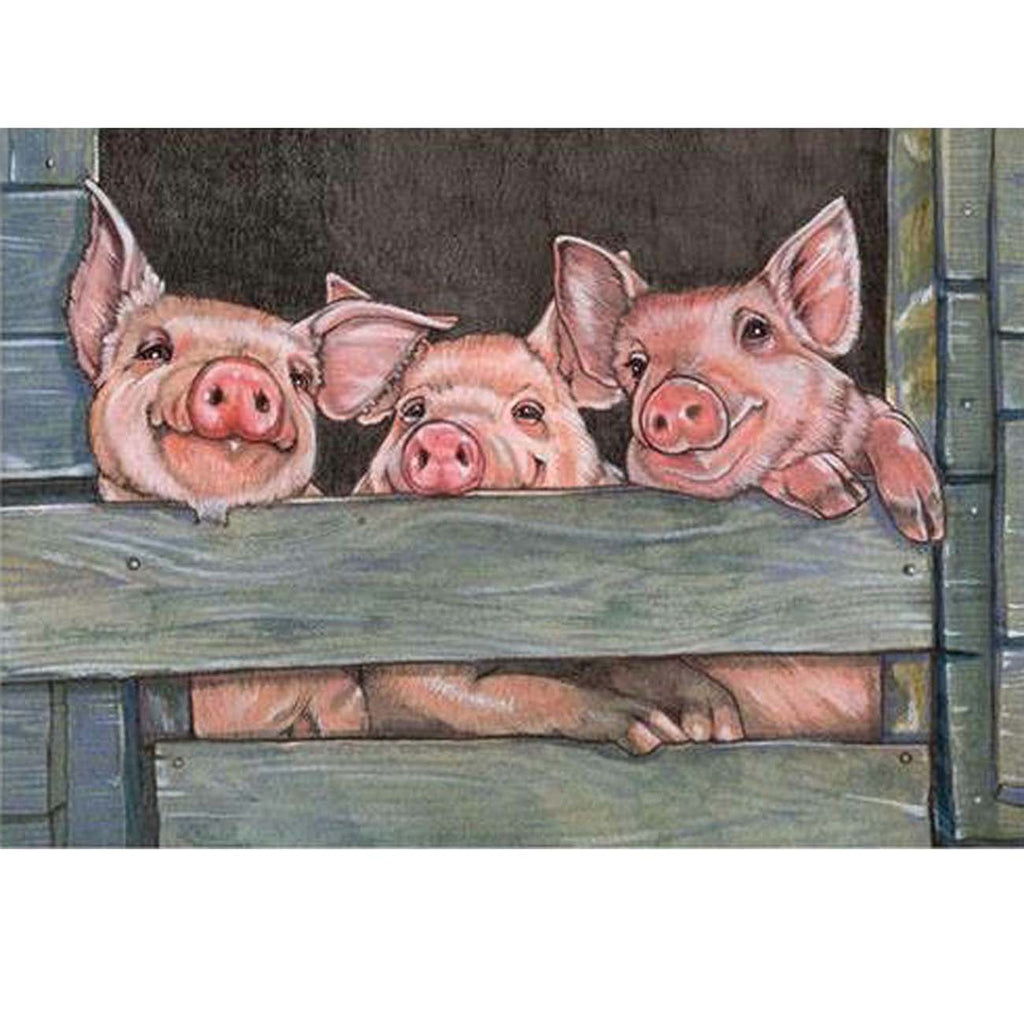 The Three Little Pigs 5D Diamond Painting - 5diamondpainting.com – Five ...