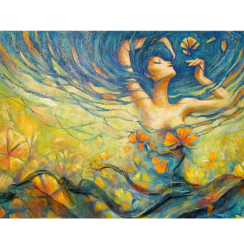 A Woman Dancing in the Water 5D Diamond Painting - 5diamondpainting.com ...