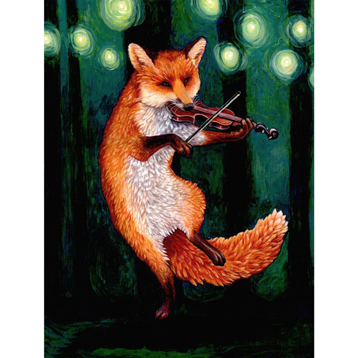 Violin Fox 5D Diamond Painting - 5diamondpainting.com – Five Diamond ...